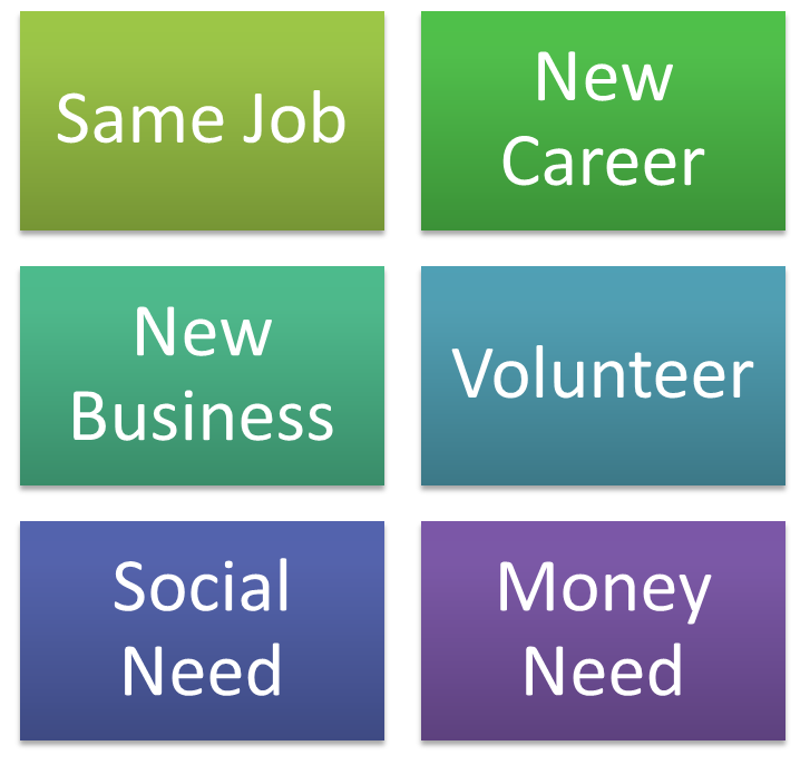 Options for Work in Retirement