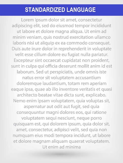 Standardized Language